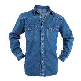 Brams Paris jeans shirt Brad blauw